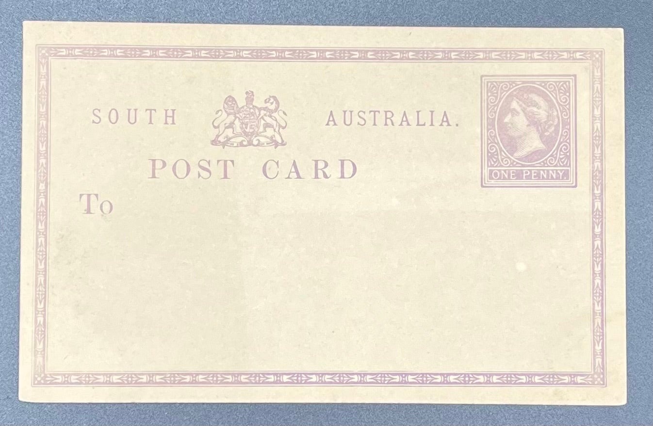 South Australia Post Card - Circa 1880s | Smith’s Stamps and Collectables